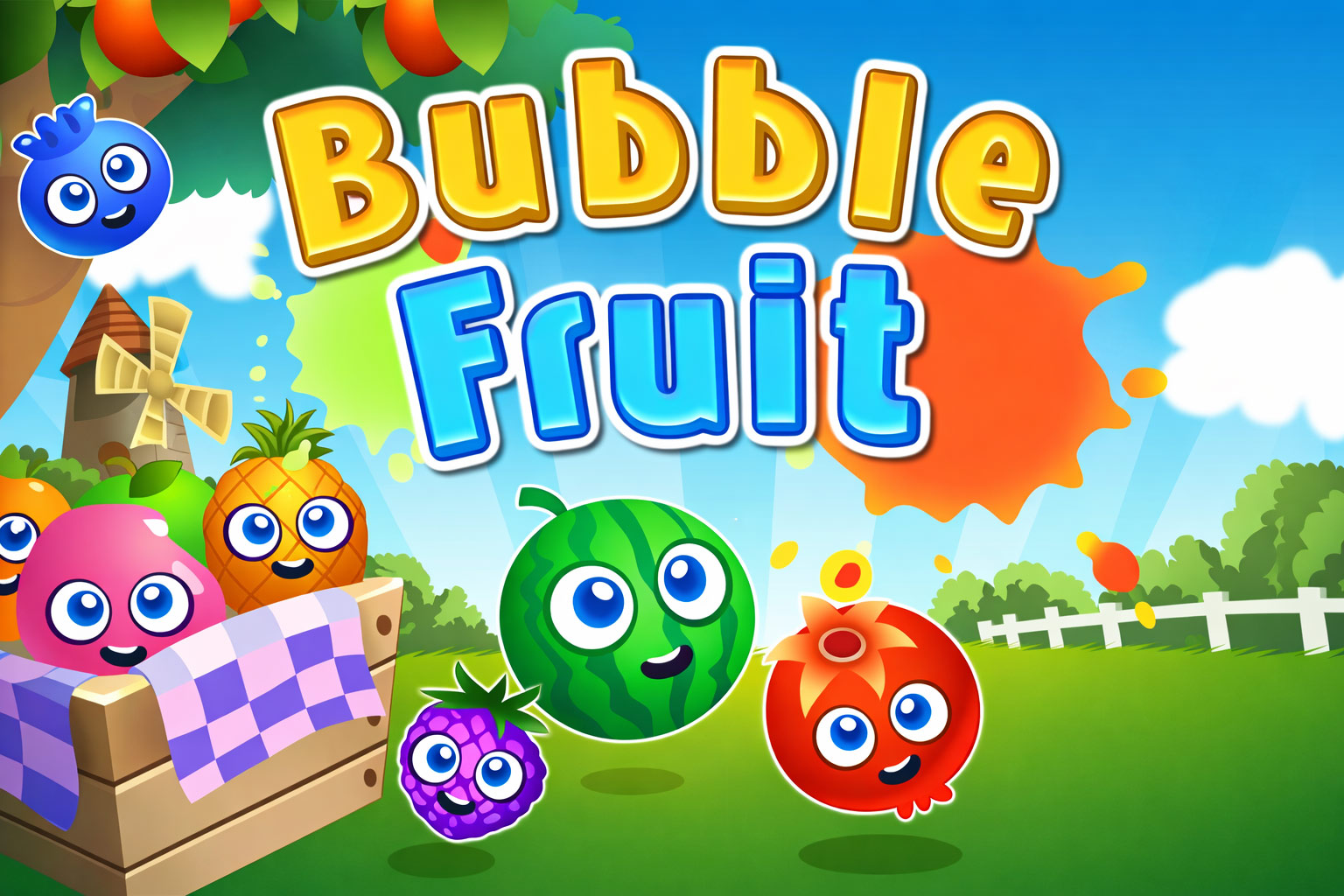 Igra Bubble Fruit na Igre123